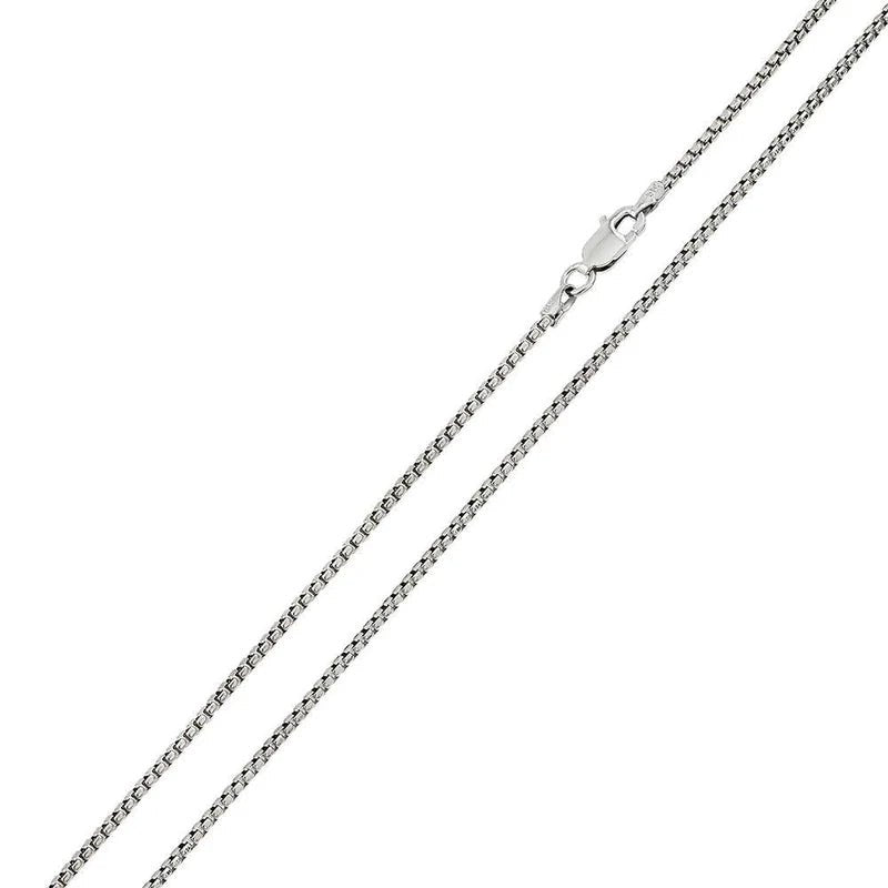 1.6mm Round Box Chain Sterling Silver .925 | Choose Size — InnerVision ...