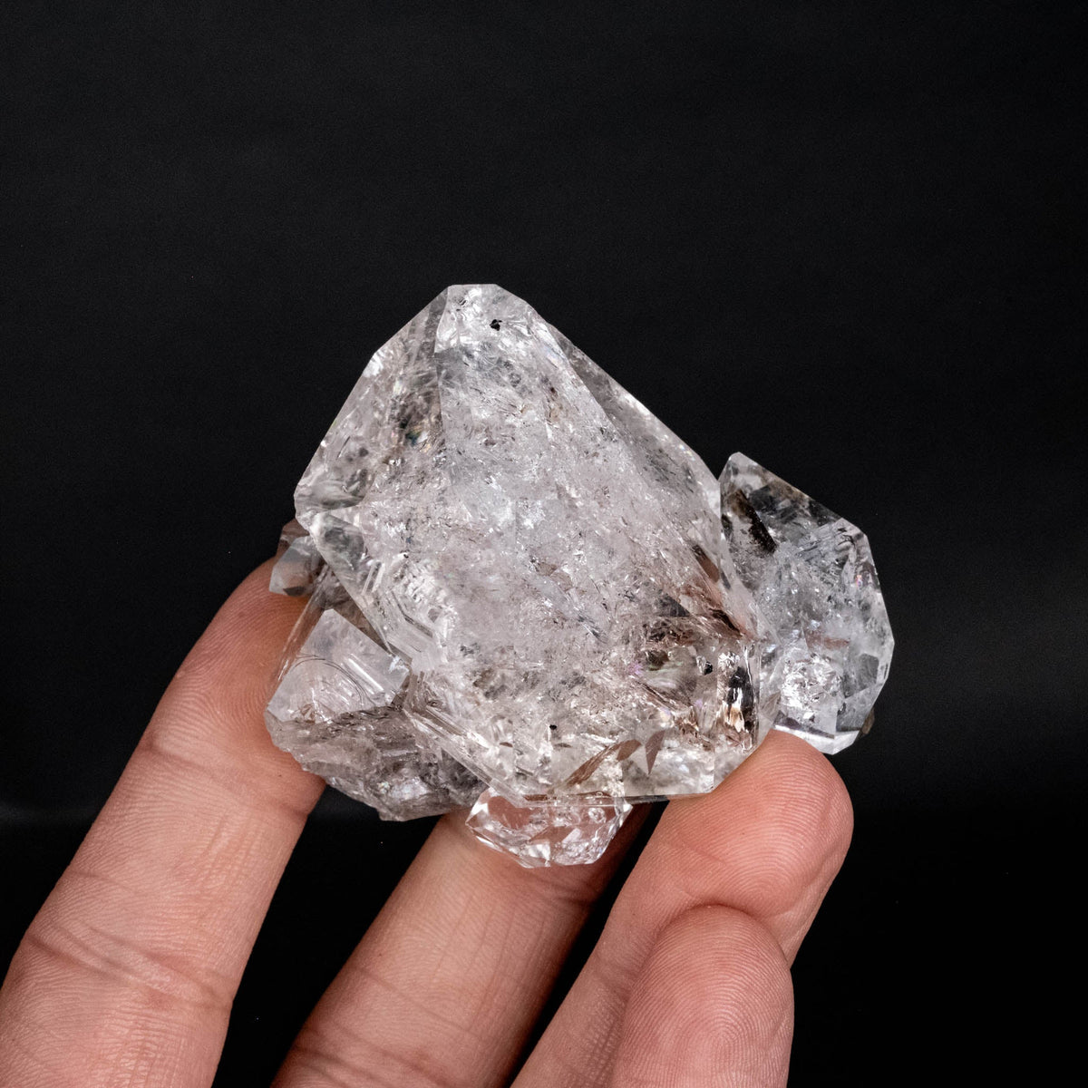 Herkimer Diamond Quartz Crystal Cluster 106 g 60x53x30mm — InnerVision ...