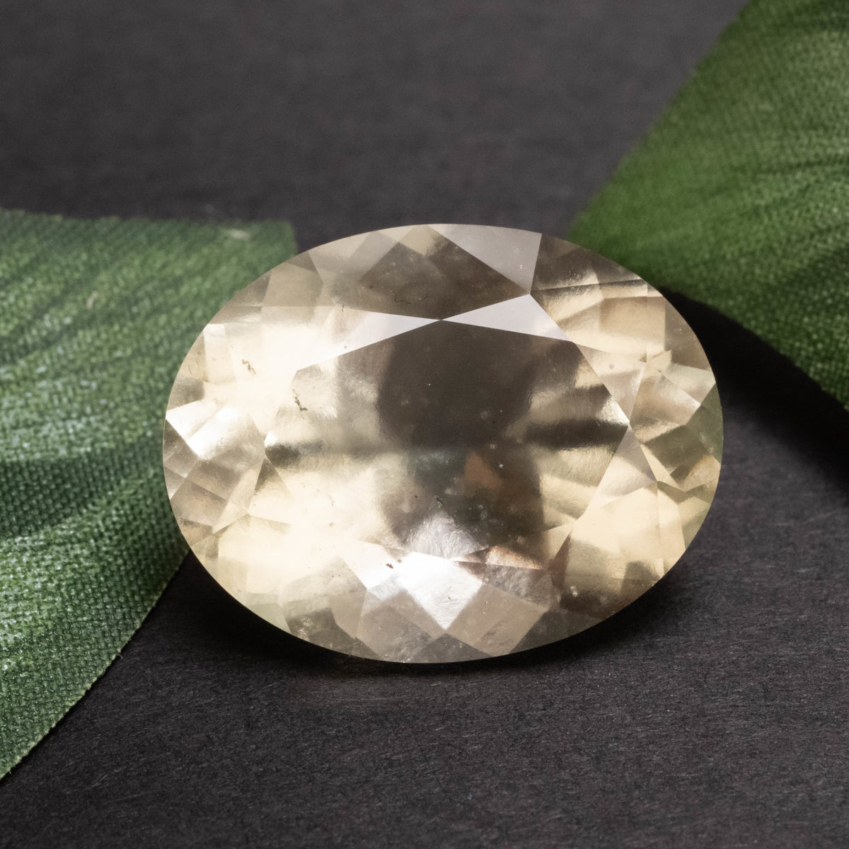 Libyan Desert Glass Gemstone 17.81 ct 21x16mm — InnerVision Crystals